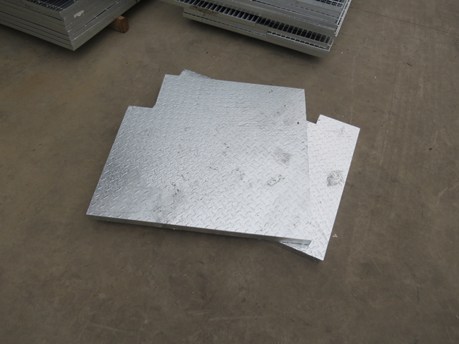 Galvanized Checker Diamond Plate Grating 3mm-6mm