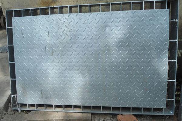 5mm 6mm Composite Galvanized Chequered Checker Metal Plate For Walkway