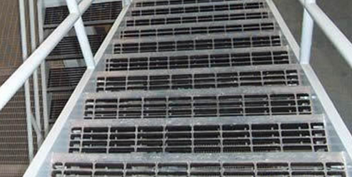 Welded T3 Flat Steel Grate Stair Treads Metal Grates For Steps
