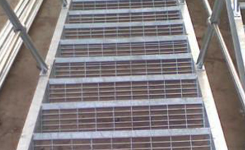 T3 Steel Grate Stair Treads Hot Dip Galvanized Grating Steps
