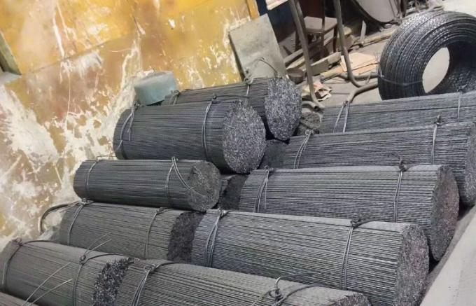 Twisted Square Iron Wire Products 4mm For Steel Grid Plate Processing