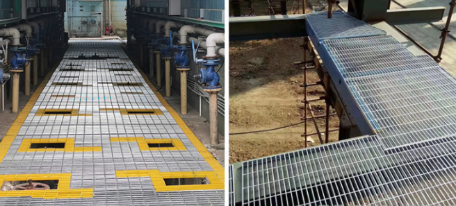 Industrial HDP Open Steel Grating Plate For Logistics Sorting Steel ...