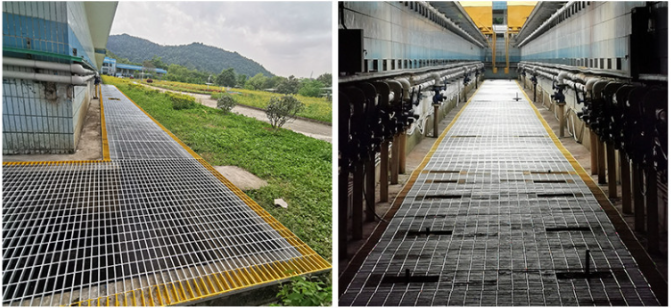 Industrial HDP Open Steel Grating Plate For Logistics Sorting Steel ...