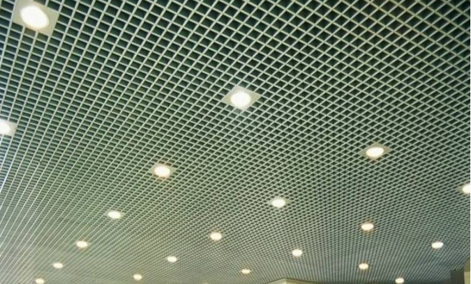 Hot Dip Galvanized Ceiling tile Steel Metal Grating Grille