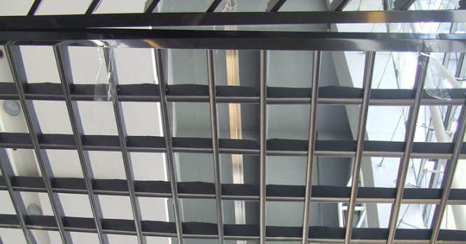 Hot Dip Galvanized Ceiling tile Steel Metal Grating Grille