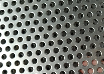 Decorative Punching Round Aluminum Plate Silencing Mesh