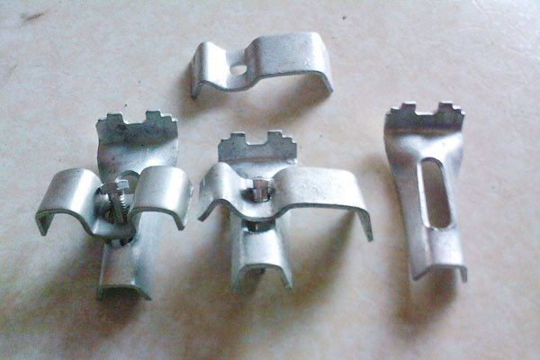 Saddle Steel Bar Grating Clips Galvanized Installation Clamp